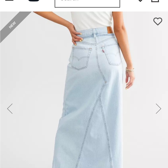 Levi's | Skirts | Levis Iconic Denim Maxi Skirt | Poshmark